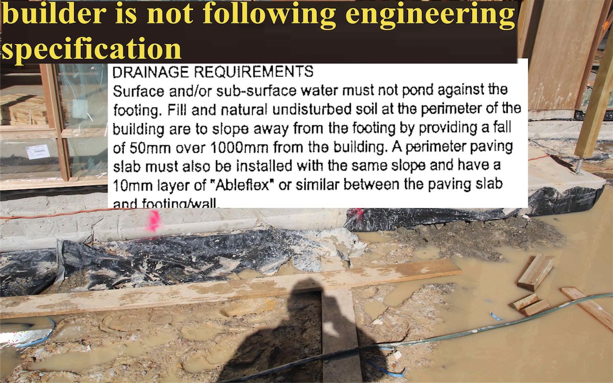 Pre slab inspection. Just when you thought it could not get worse, it ...