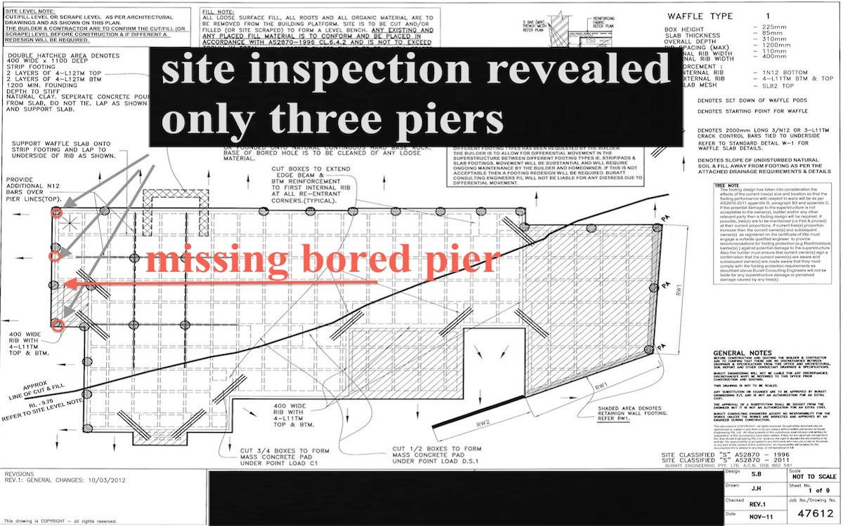 Pre slab inspection. Just when you thought it could not get worse, it ...