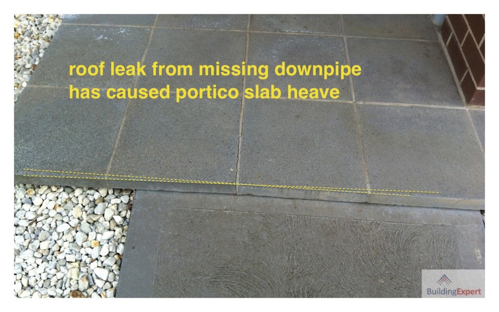 entry slab heave, building inspection by building expert | Building Expert